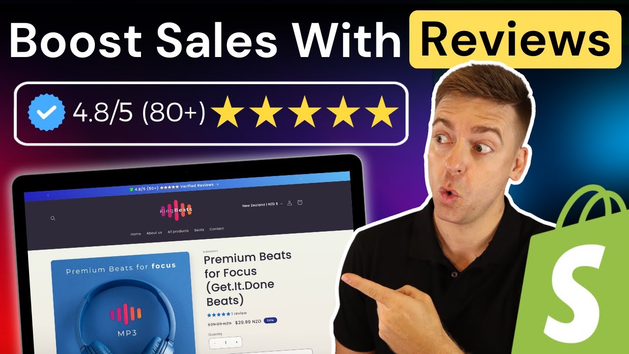 Shopify Product Reviews Tutorial | Boost Sales & Collect Reviews on Autopilot (Free)