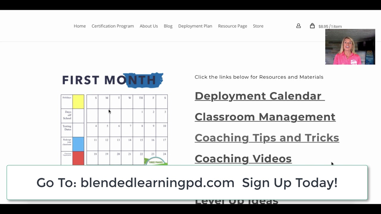 Blended Learning Deployment Plan