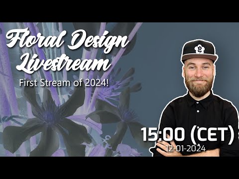 First Flower Arranging Livestream of 2024! with Mike Boerma