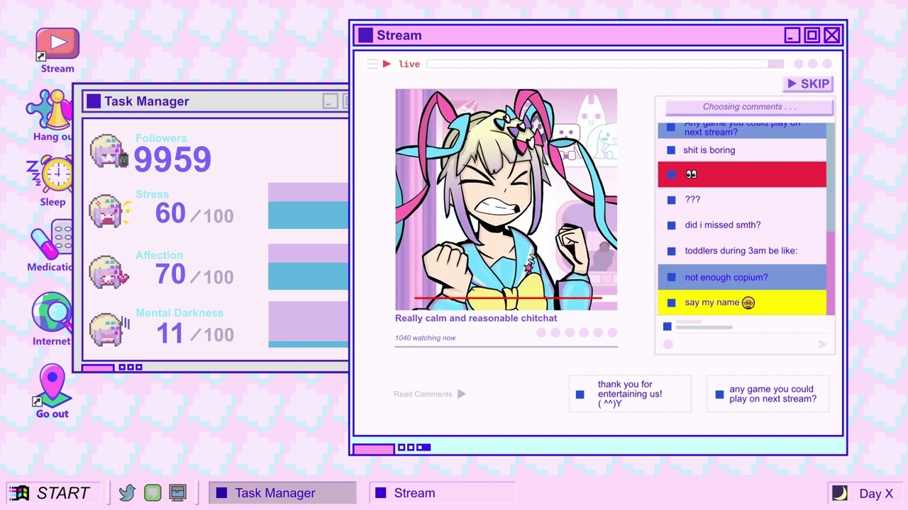 the Needy Streamer Overload experience