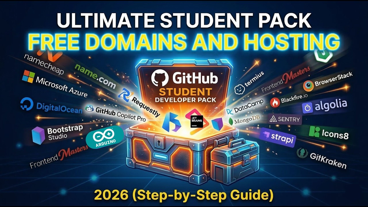 GitHub Student Developer Pack: Benefits & How to Apply | FREE Domain Names, Hosting & Premium Tools!