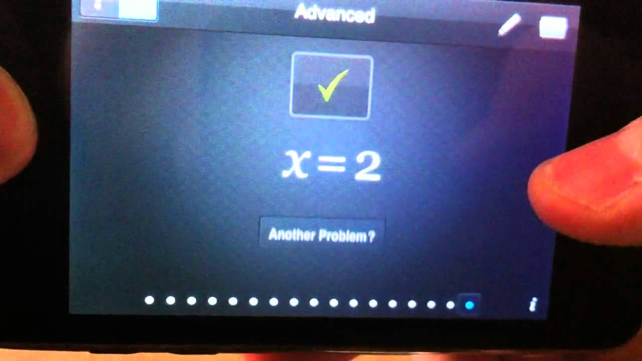 Algebra Touch for the iPhone/iPod