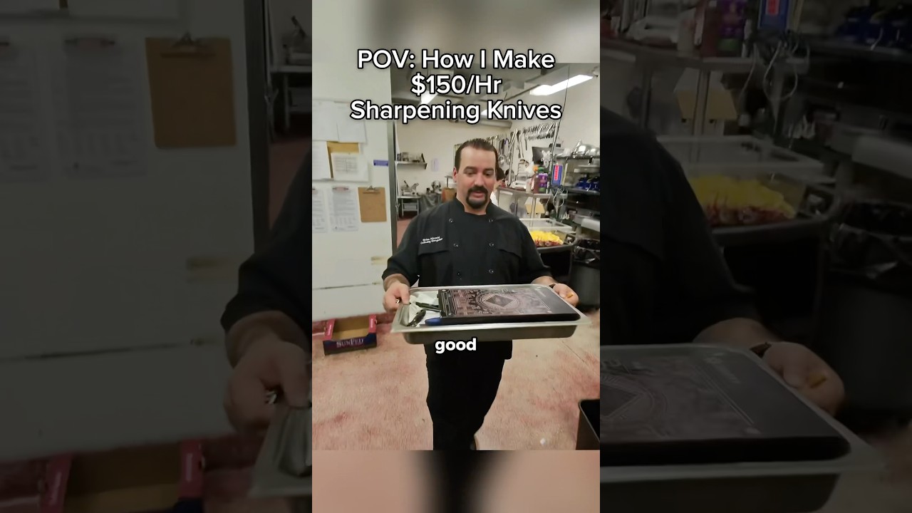 How I Make $150/hr Sharpening Knives!