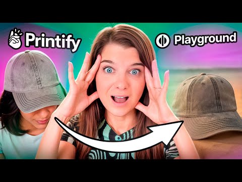 Ai Generated Mockups With Playground and Printify l Full Tutorial