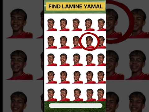 Find Ronaldo? Lamine Yamal? Georgina? Football quiz #football #ronaldo #quiz