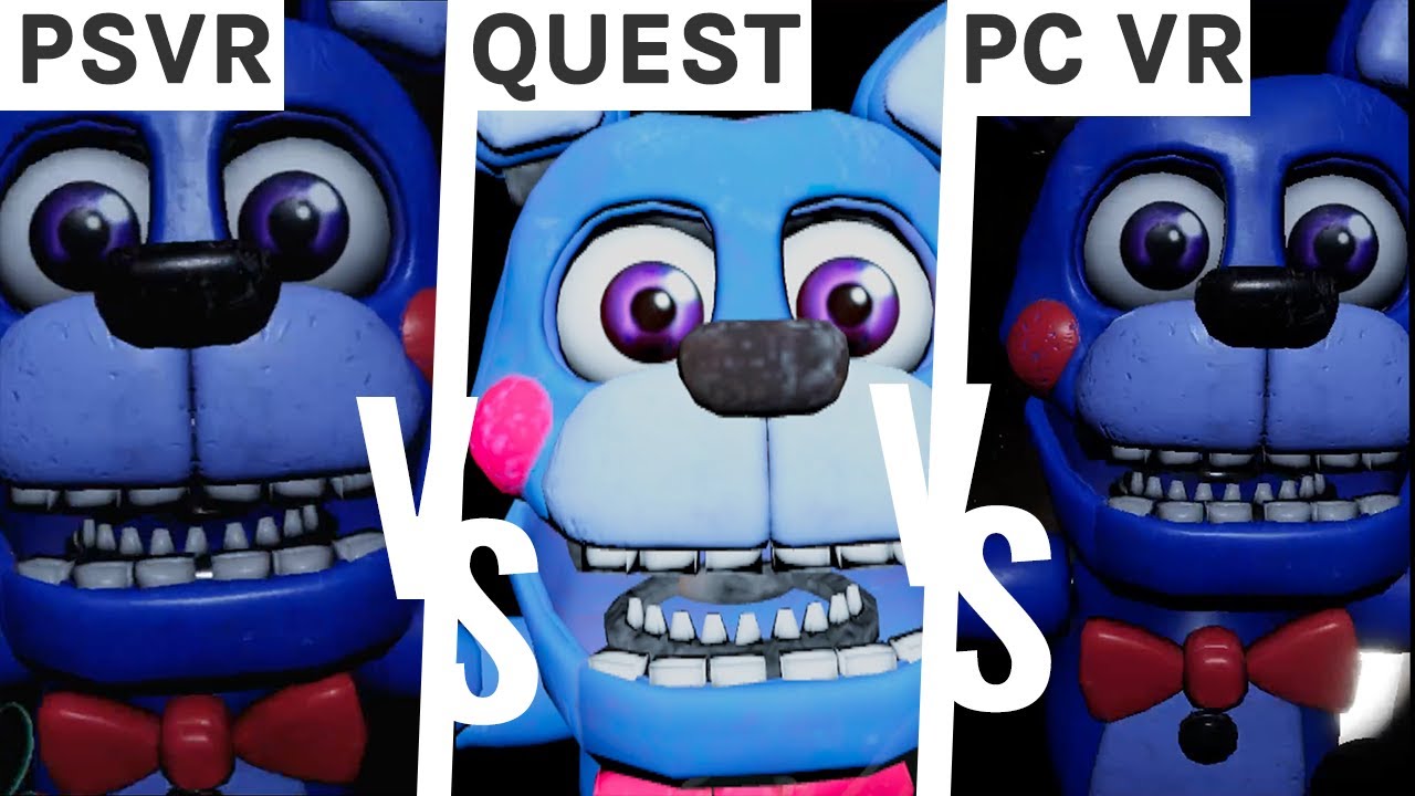 Five Nights At Freddy's VR: Help Wanted Graphics Comparison