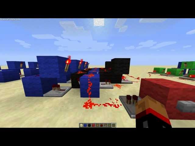 RS NOR Latch Array, (+video tutorial!) Minecraft Map