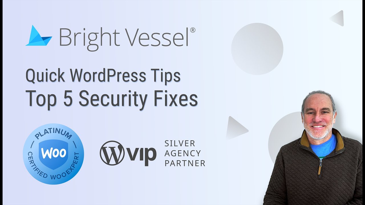Top 5 WordPress Security Tips