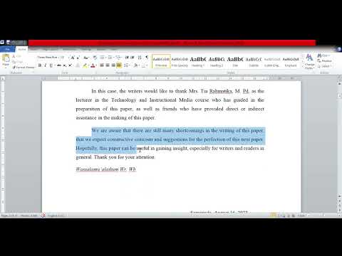 Makalah Bahasa Inggris (Part 2 Preface Kata pengantar) UINSI Samarinda