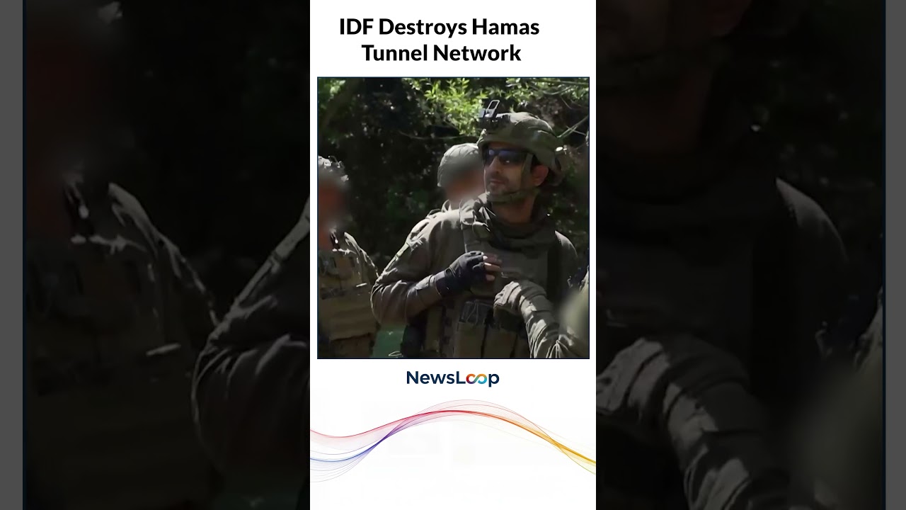 IDF Finds Shocking Hamas Tunnel Rooms Under Southern Gaza