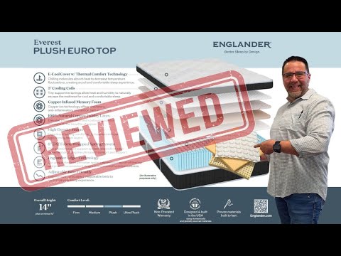 Perfect Mattress for All Sleep Styles - Review of the Englander Everest Plush