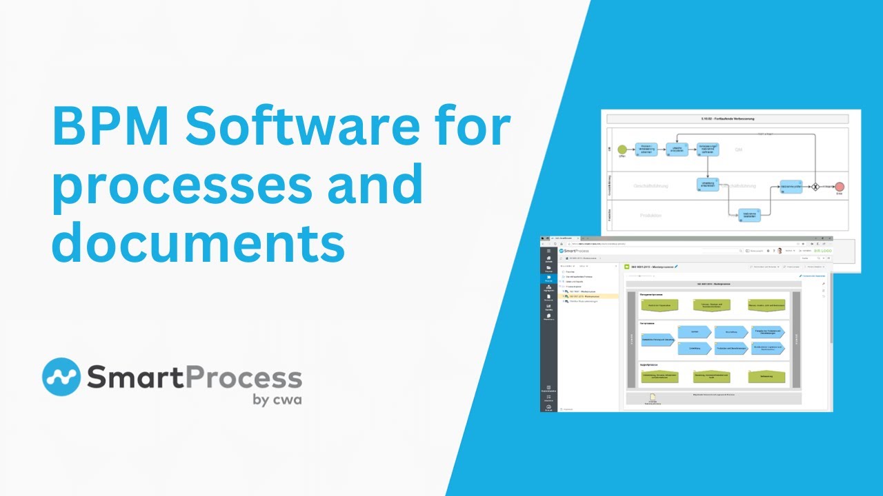 Process and document management with SmartProcess as BPM software