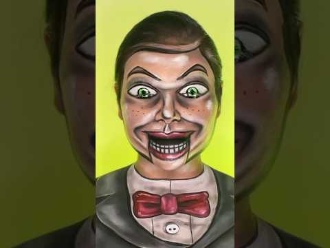 GOOSEBUMPS Slappy the Dummy Makeup 📖 #goosebumps #slappythedummy #makeuptutorial #transformation
