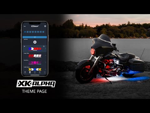 How To Use Theme Page | XKalpha RGBW Addressable LED System App | XKGLOW