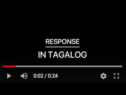 ***response in tagalog - no response in tagalog***