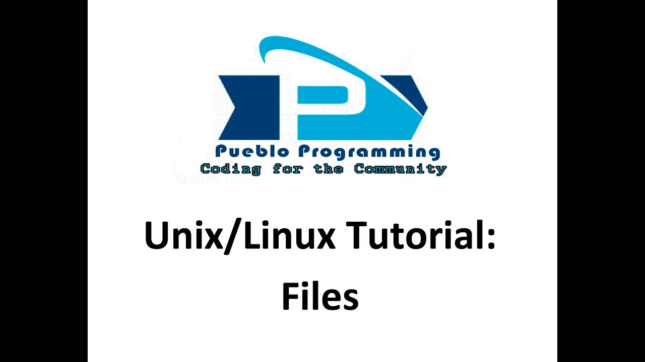 Unix/Linux Tutorial #3: Files