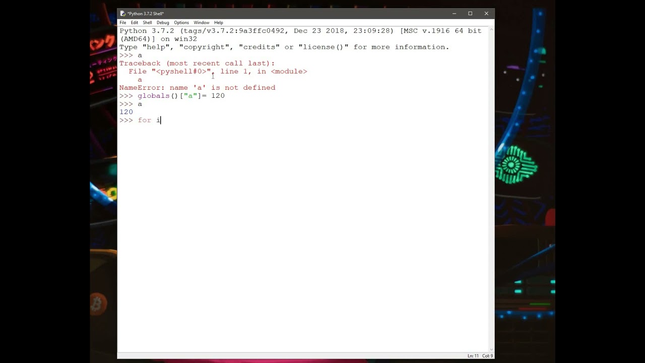String to variable in python | define variable dynamically in python from string