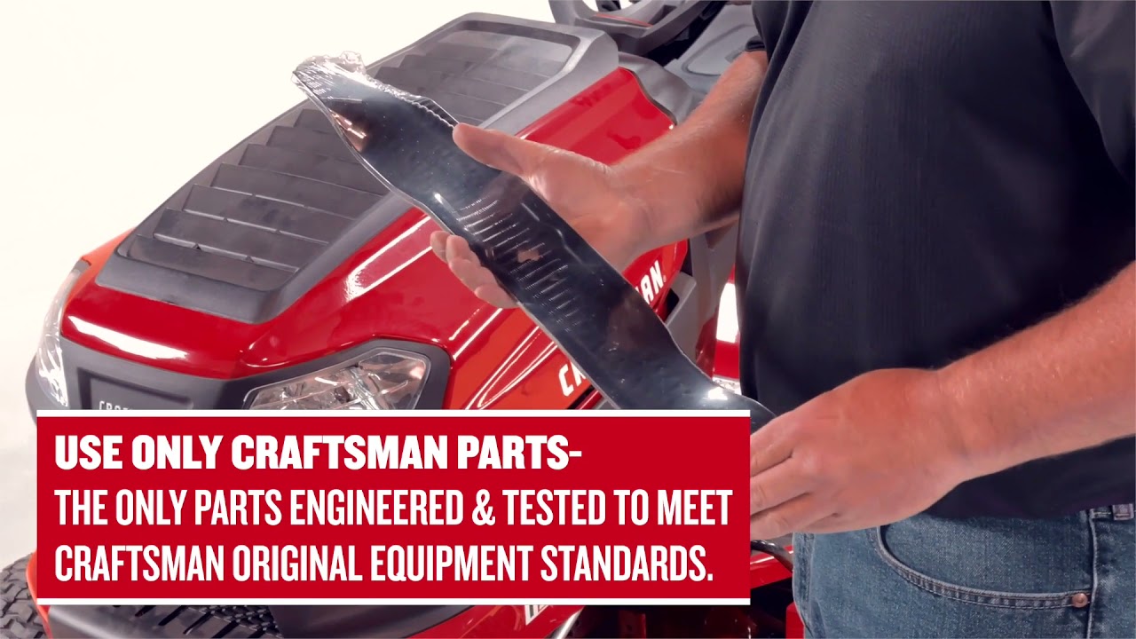 CRAFTSMAN Riding Mower Blade Replacement