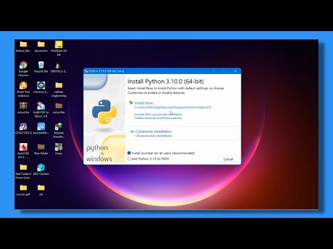 How to download and install python in windows 11 | download and install python windows 11
