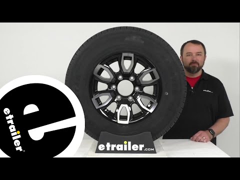 etrailer | Karrier ST225/75R15 Radial Trailer Tire with 15" Aluminum Wheel Spec Review