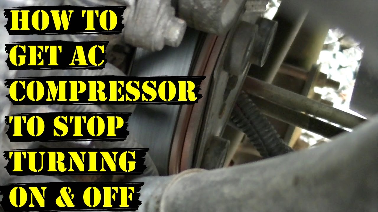 How to Get AC Compressor to STOP Turning ON & OFF Repeatedly