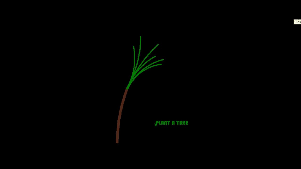 Animate a tree with Python (Using Turtle Module)