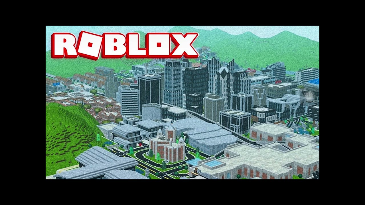 Here is the roblox city Wallpaper