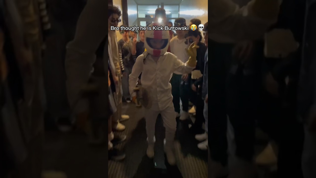 Bro thought he is Kick Buttowski 😭💀 #cosplay #childhood #nostalgia #helpmereach200subs #shorts