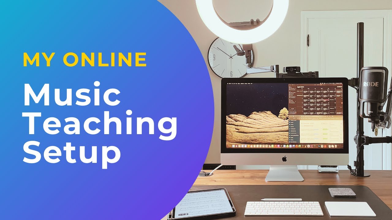 My Online Music Teaching Setup