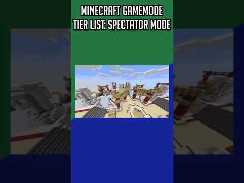Minecraft GAMEMODE TIER LIST: SPECTATOR MODE