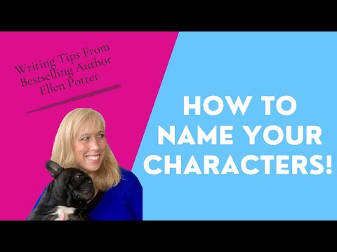 How To Find Good Names For your Story's Characters