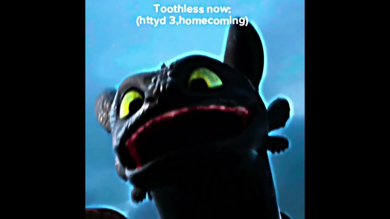 him in httyd 1,2 #httyd #toothless