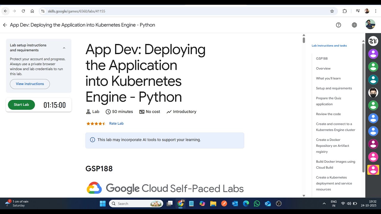 App Dev: Deploying the Application into Kubernetes Engine - Python || Lab Solution || Arcade 2025