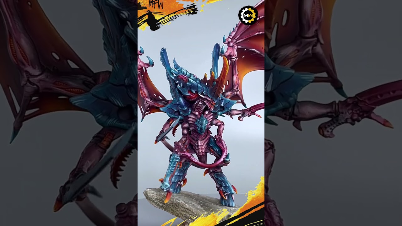 Custom Norn Emissary: Kitbashed & Painted in altered Behemoth Hive Fleet colors #warhammer40k