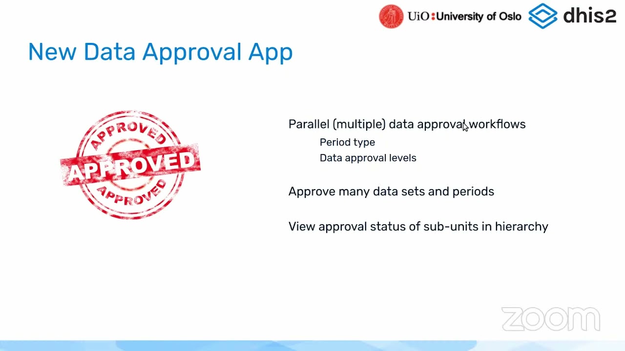 DHIS v2.37 Platform - Data Approval App