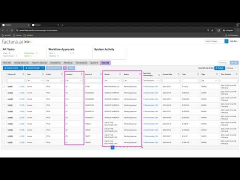 Factura.ai's Workflow Approval Process
