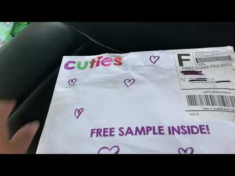 Cuties free diapers sample