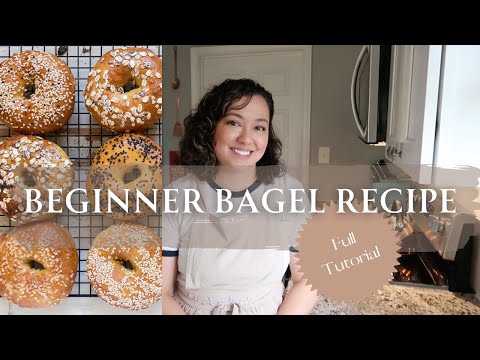 Easy Homemade Bagels for Beginners | Baking Basics | How to Make Bagels | Easy Bagel Tutorial | 🥯