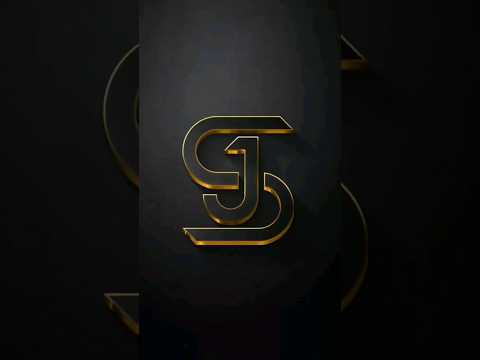 "Letter S+J" Logo Designing | Paid Logo Design #reel #logodesign #viral
