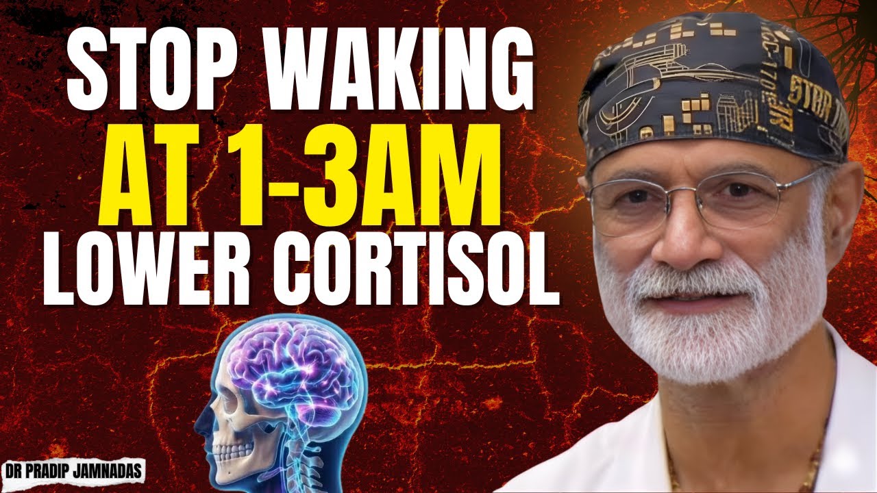 Stop waking up at 3AM (Reset Cortisol, Sleep, & Belly Fat) | Dr. Pradip Jamnadas