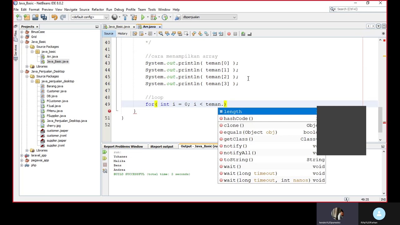 Java Array, Array Multidimensi dan ArrayList