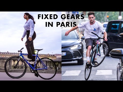 🚴♂️🇫🇷 Exploring Paris On FIXIES - Navigating Traffic In Style