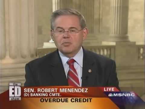 Menendez on MSNBC discussing Credit Card legislation