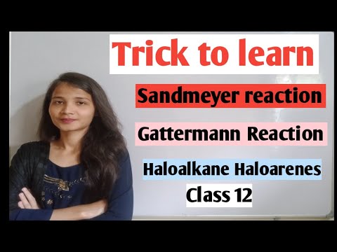Trick to learn|| Sandmeyer & Gattermann Reaction|| organic chemistry