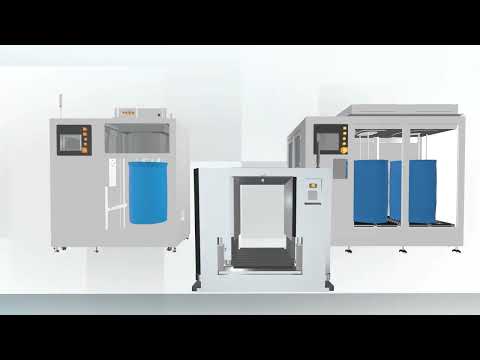 Automatic Chemical Supply Solution CDU embedded MARS & AGV|化學桶全自動化運送與供應系統