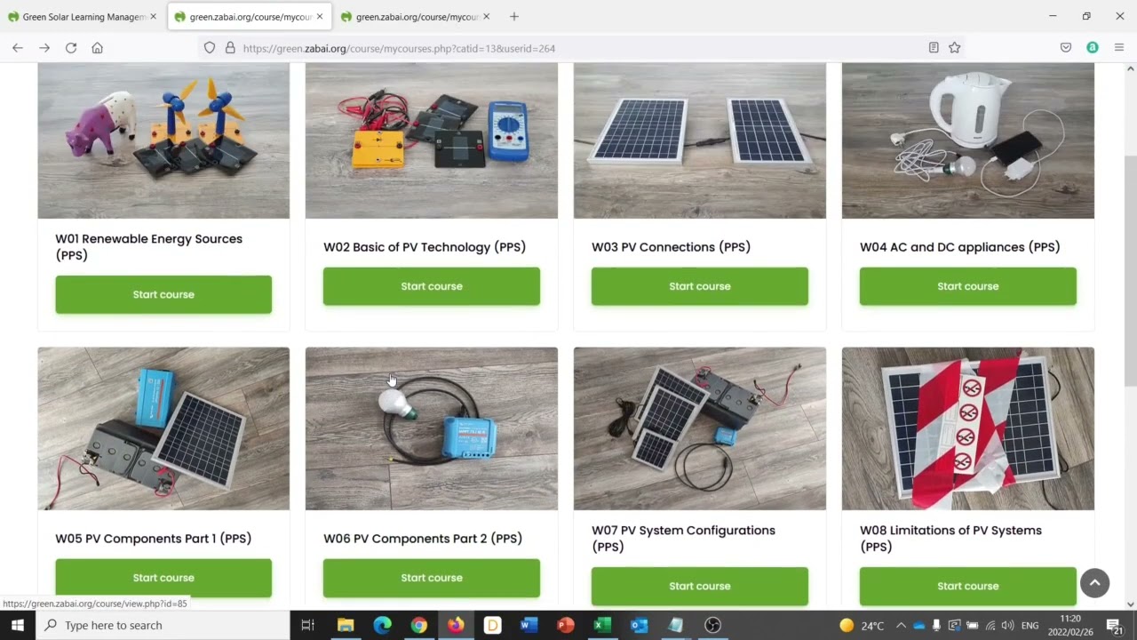 Video Tour - GREEN eLearning Portal