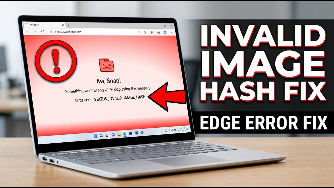 Microsoft Edge Keeps Showing STATUS_INVALID_IMAGE_HASH? Fix It