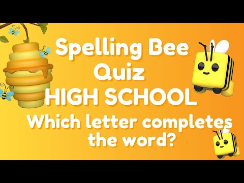 SPELLING QUIZ #5 | Which Letter Completes the Word? | How Good is Your Spelling ?