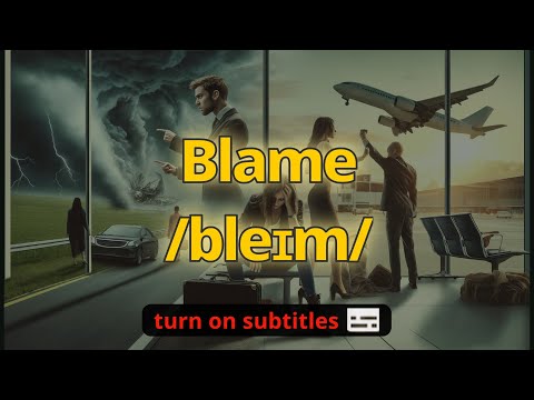Blame meaning with 5 examples