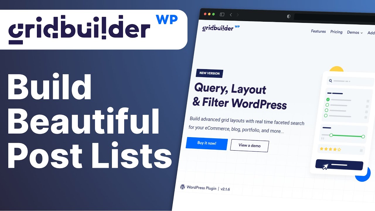 WP Grid Builder Introduction and Guide